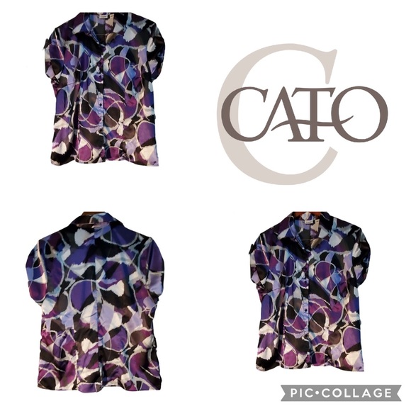 Cato | Tops | 3 Cute Cato Career Wear Size Xl Perfect For Layers | Poshmark